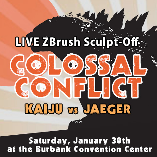 Pixologic :: ZBrush :: Live Sculptoff - Colossal Conflict