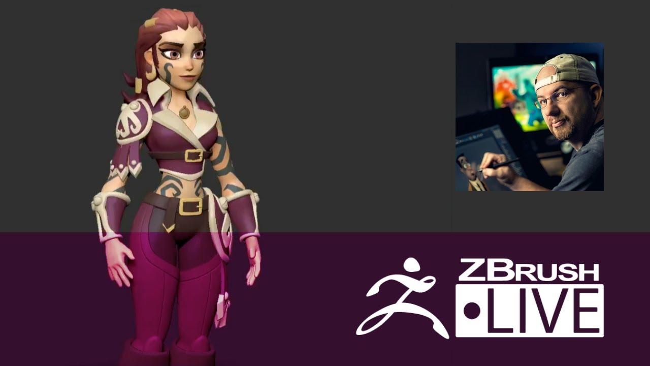 Shane Olson – Sculpting Stylized Characters – Episode 10 – ZBrushLIVE