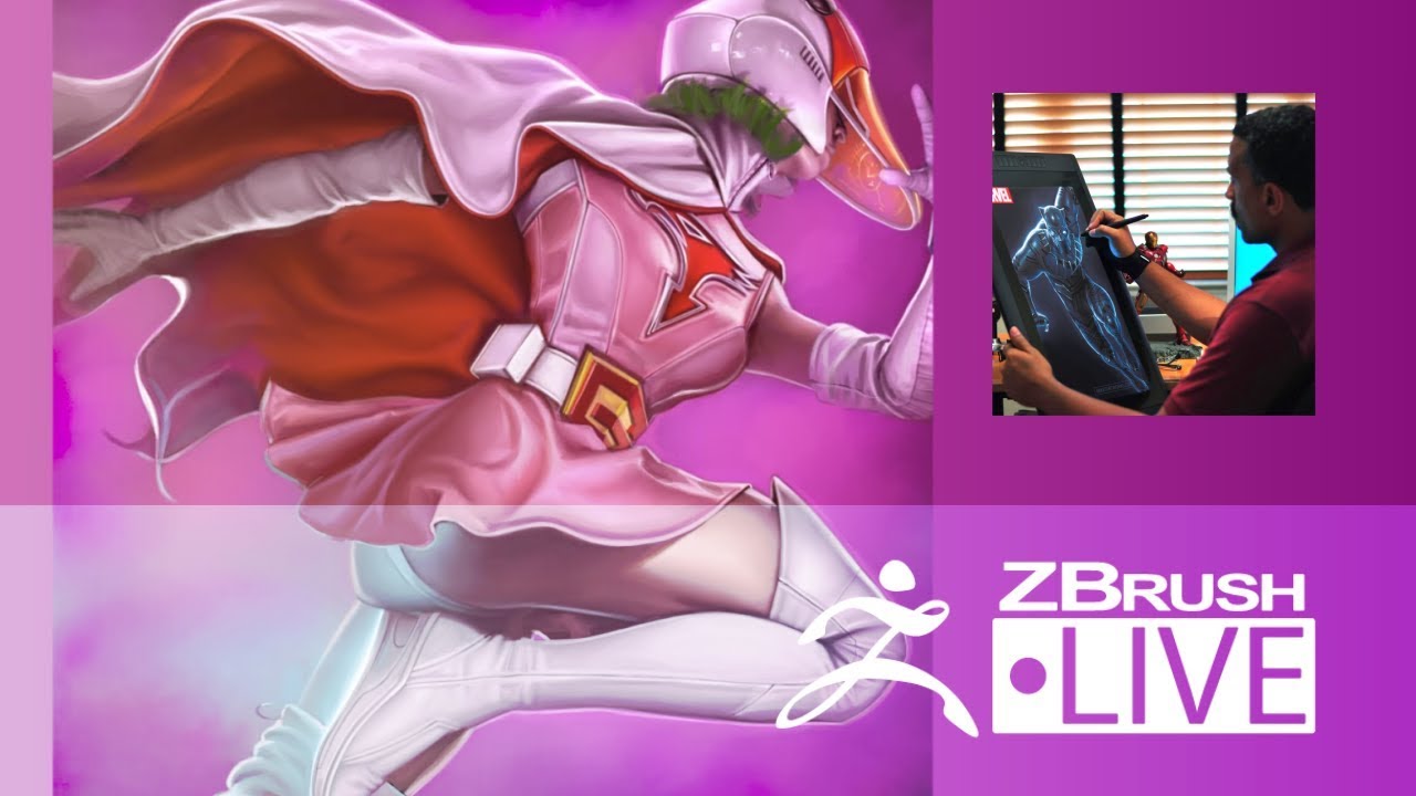 Mike Thompson – Illustration by the Way of Sculpture – Episode 4 – ZBrushLIVE