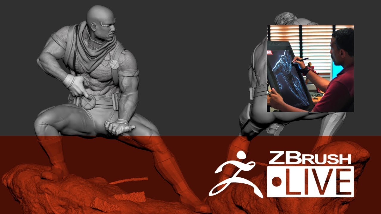 Mike Thompson – Illustration by the Way of Sculpture – Episode 8 – ZBrushLIVE