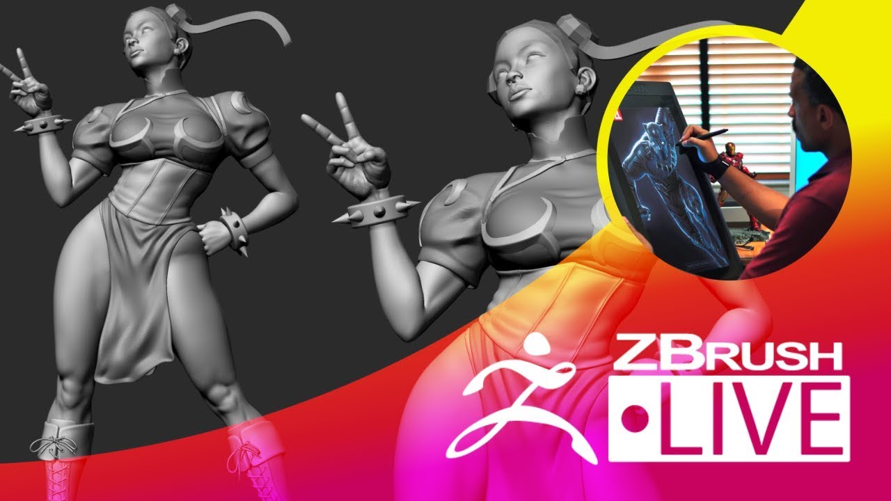 Mike Thompson – Illustration by the Way of Sculpture – Episode 12 – ZBrushLIVE