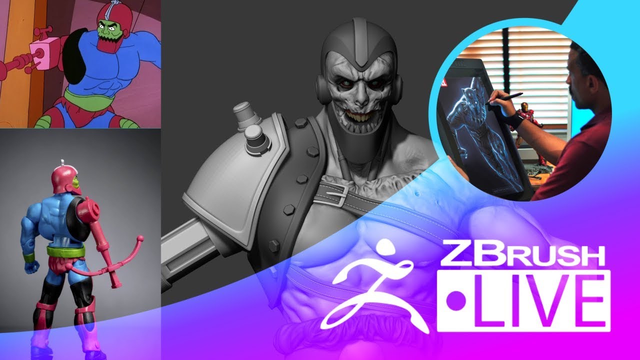 Creating Trap Jaw from He-Man (Fan Art) – Mike Thompson’s ZBrushLIVE ...