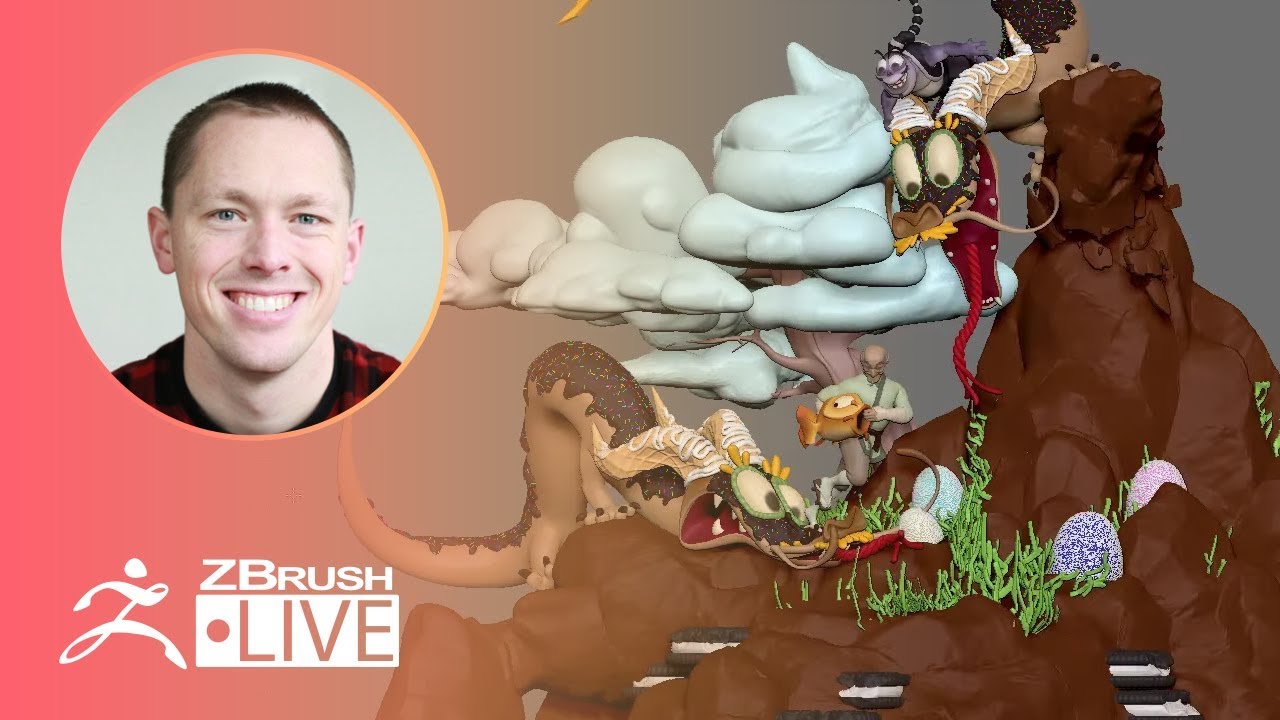 No Spare Time – Stephen Anderson “SMAARTIST” – Episode 34 – ZBrushLIVE