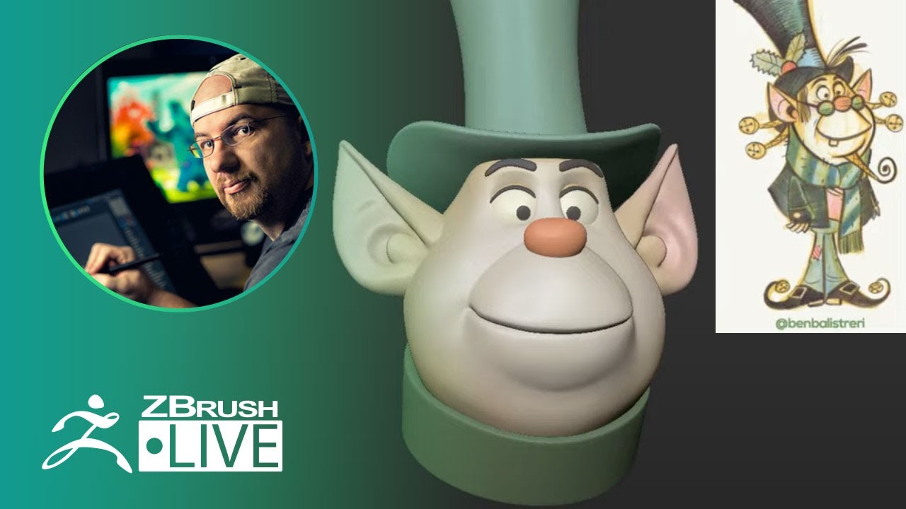 Sculpting Stylized Characters – Shane Olson – ZBrush 2021.5 – Part 2 ...