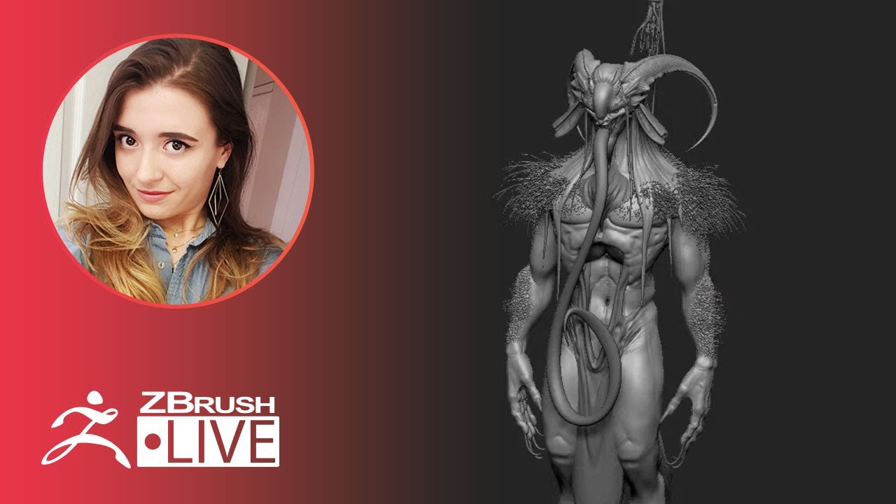 4 Hour Speed Sculpt: Krampus – Ashley A. Adams “A_Cubed” – ZBrush 2021.5 – ZBrushLIVE