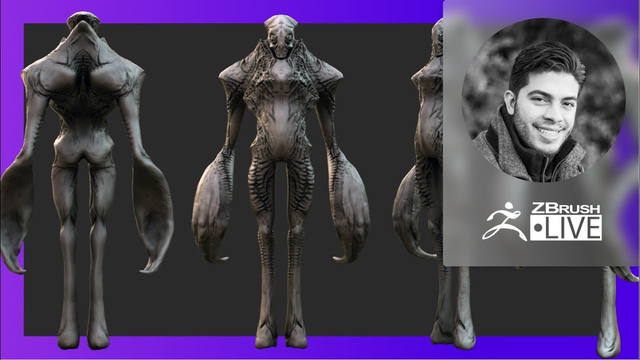 ZBrush Guides: Original Alien Concept Sculpture – Pablo Muñoz Gómez ...