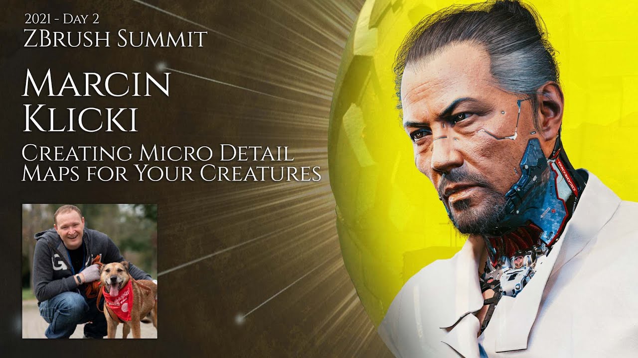 Marcin Klicki – Micro Detail Maps for Creatures – 2021 ZBrush Summit – Special Presentation ...