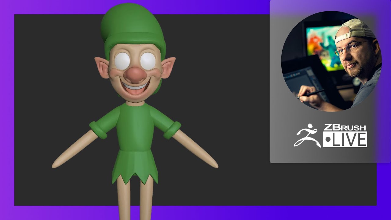 Sculpting Stylized Characters: Christmas Elf – Shane Olson – ZBrush ...