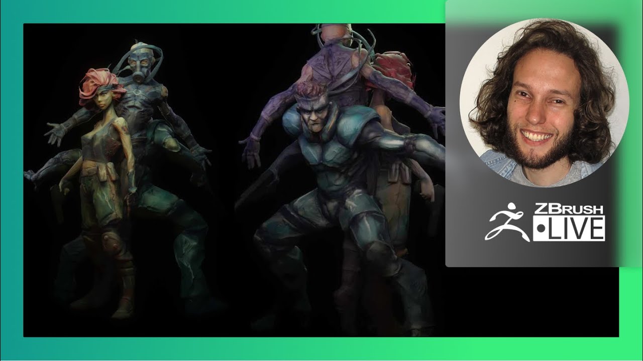 Digital Marathon – Deryck Pelegrini – ZBrush 2022 – ZBrushLIVE Digital Marathon – Deryck Pelegrini – ZBrush 2022 – ZBrushLIVE