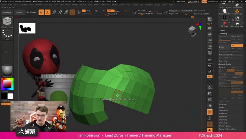 ZBrushLIVE – Streaming your favorite ZBrush artists live daily
